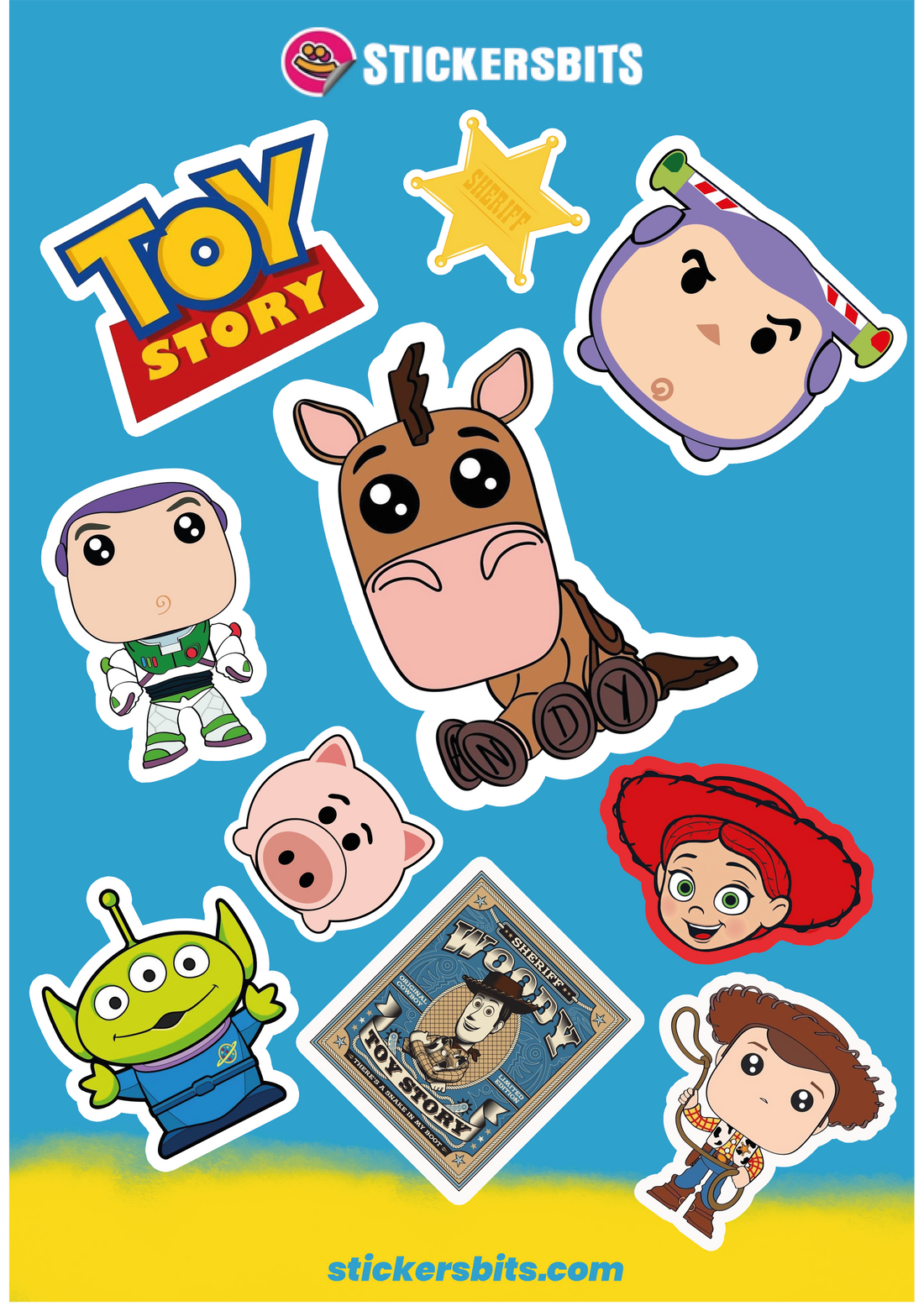 MINI PLANCHITA TOY STORY – Stickersbits Guatemala