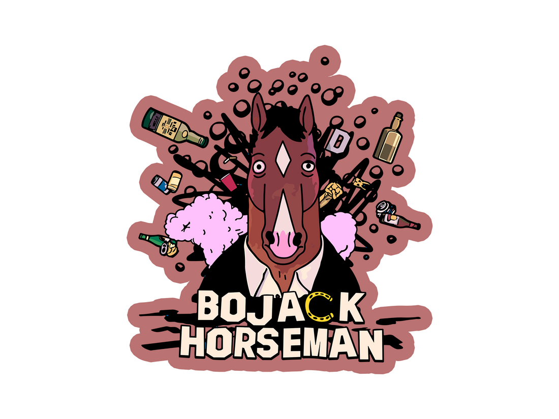 BOJACK HORSEMAN – Stickersbits Guatemala