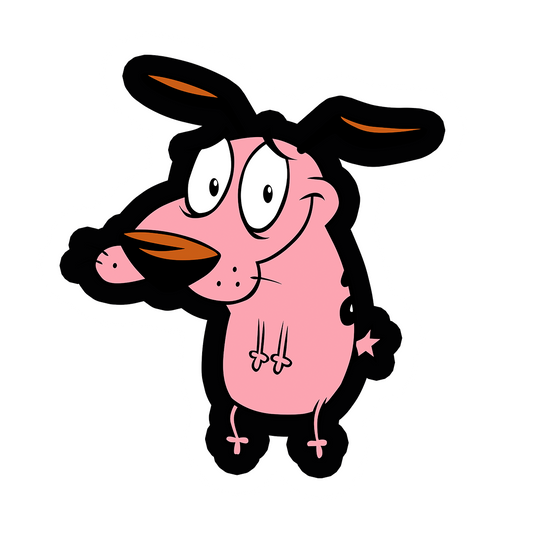Coraje El Perro Cobarde Stickersbits Guatemala