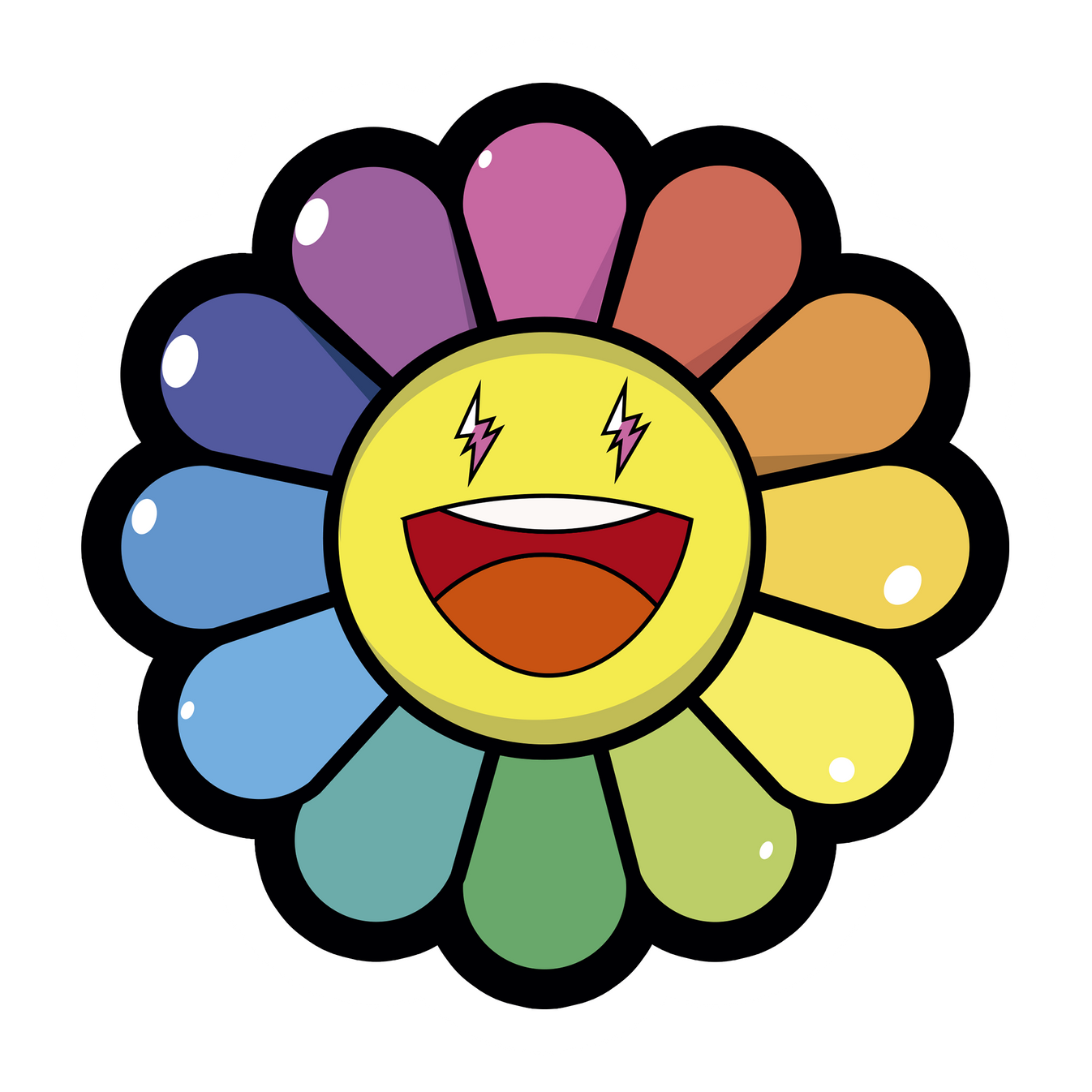 STICKER FLOWER MURAKAMI - 8 – Stickersbits Guatemala