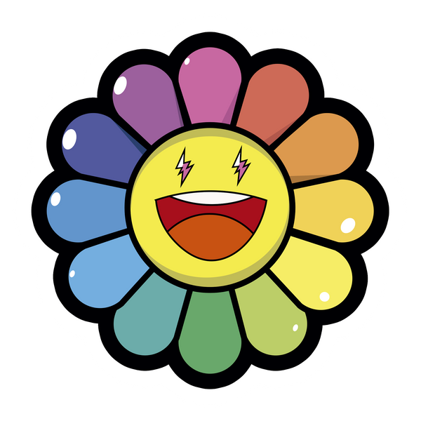 STICKER FLOWER MURAKAMI - 8 – Stickersbits Guatemala