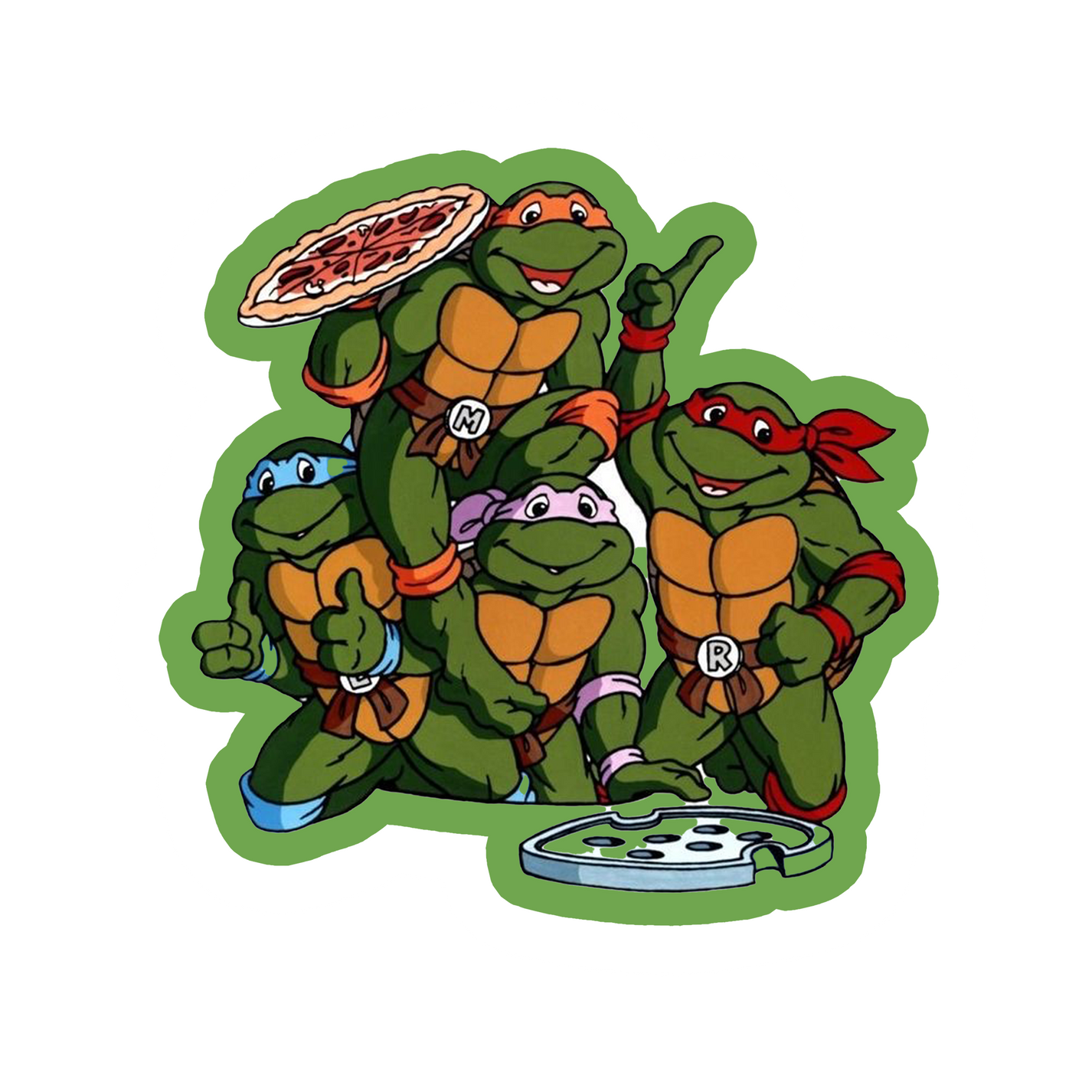 STICKER TORTUGAS NINJAS - #24 – Stickersbits Guatemala